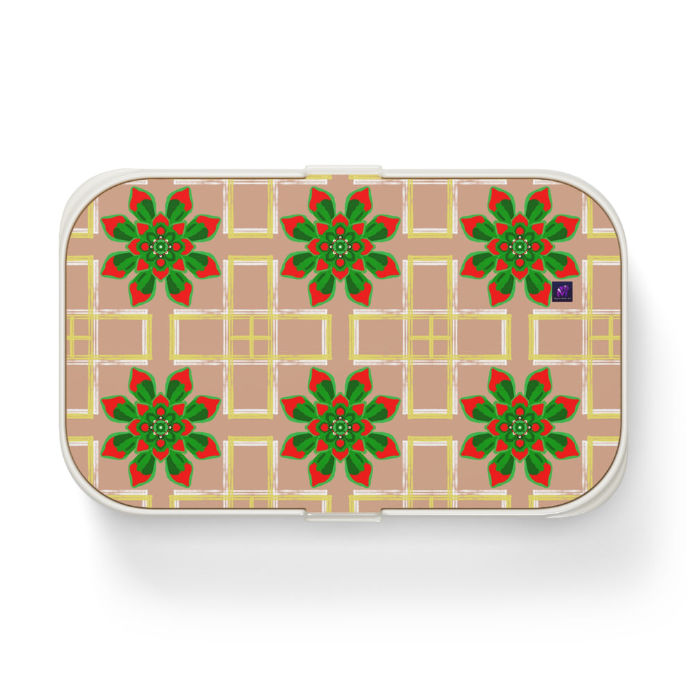 Bento Lunch Box -Festive print – Magenta Mode Arts